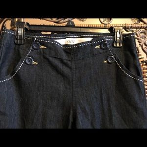 Cache | Pants & Jumpsuits | Cache Wide Leg Capri | Poshmark